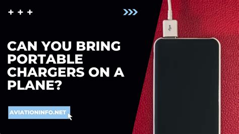 can you bring portable chargers on a plane aviation info