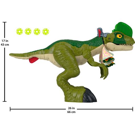 Jurassic World Imaginext Dilophosaurus Attack Mode Action Figure