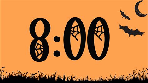 8 Minute Halloween Bats Timer Spooky Electric Piano Tones At End Youtube