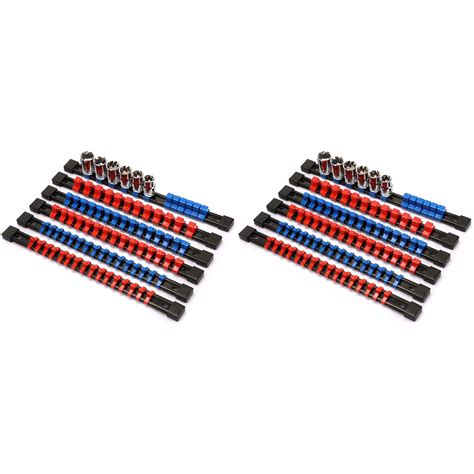 Abs Socket Organizer Drive Socket Holder 1 4 Inch X 64 Clips 3 8 Inch
