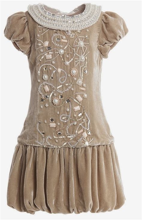 Purple Doughnuts Beige Velvet Beaded Dress By Quis Quis