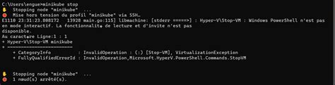 Hyperv Better Handle Minikube Stop Error On Powershell And Windows