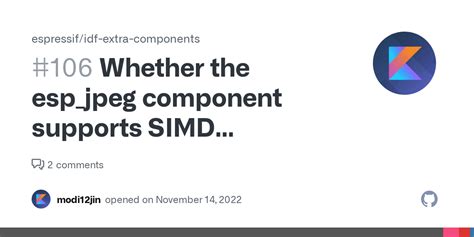 Whether The Espjpeg Component Supports Simd Instructions Iec 9