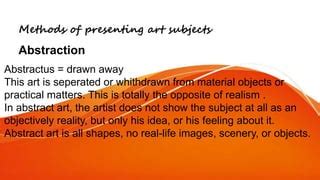 Hum 3 Subjects Of Art In Our Daily Life 1 Pptx Pptx