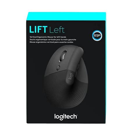 Mouse Logitech Lift Left Vertical Ergonómico Logi Bolt Black Oechsle