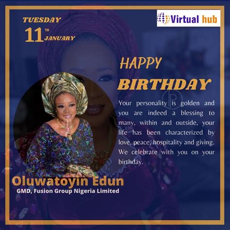 Virtual Hub Nigeria On Linkedin Cosharing Birthday Birthdaypost