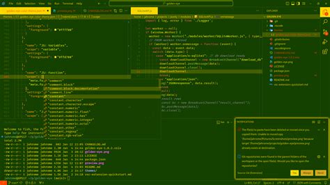 Github Prophetsai Golden Eye An Eye Friendly Theme For Vs Code Codium