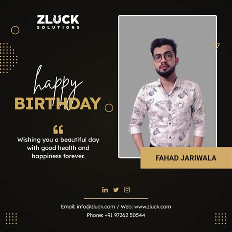 Zluck Solutions On Linkedin Happybirthday Celebration