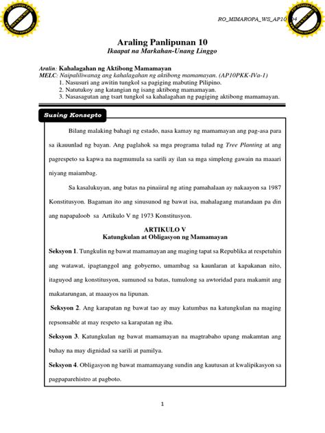 Ap10 Quarter 4 Week 1 Pdf