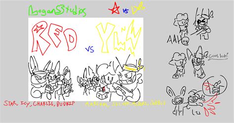 Red Vs Yellow By Logansotherstuff On Deviantart
