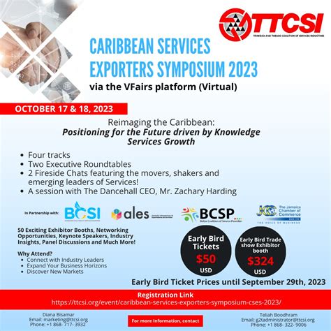Caribbean Services Exporters Symposium Cses 2023 Ttcsi