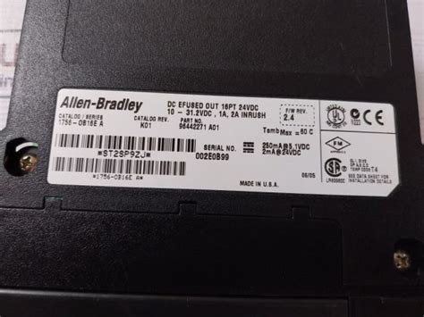Allen Bradley 1756 Ob16e I O Module Aeliya Marine