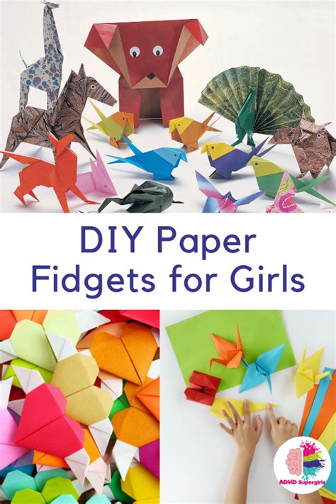 DIY Fidget Toys With Paper For Girls To Make
