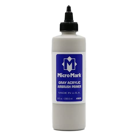 Acrylic Primer 3 Pack Model Airbrush And Brush Primer Set Micro Mark