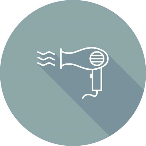 Hair Dryer Vector Icon 23719398 Vector Art At Vecteezy