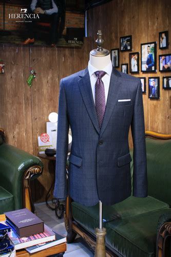 Marzoni Charcoal Glen Check Suit Herencia