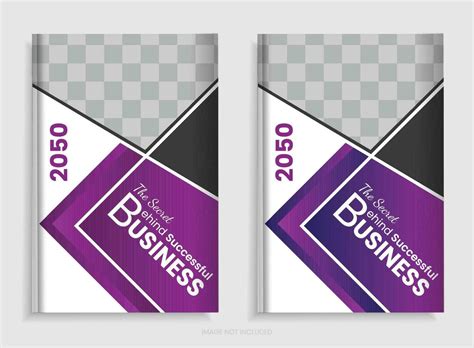 Book Cover Design Template Vector Presentation Layout Vector