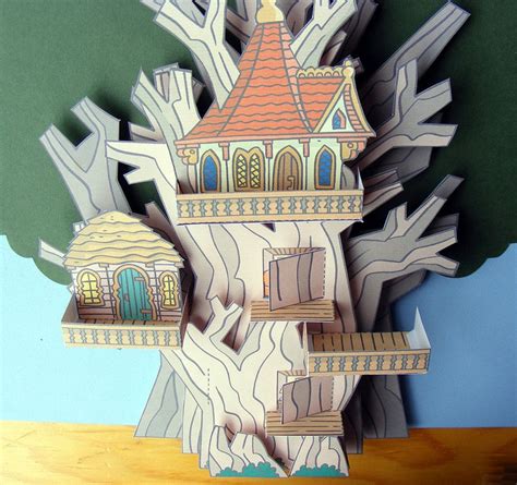 Built A Paper Tree House Instant Download Etsy
