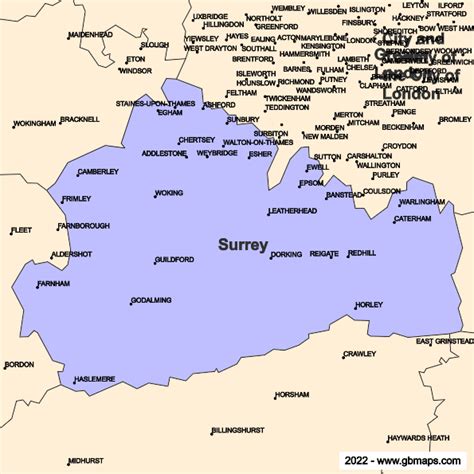 Chipstead Surrey Map At Irene Jordon Blog
