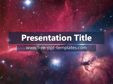 Universe Ppt Template Mr Templates