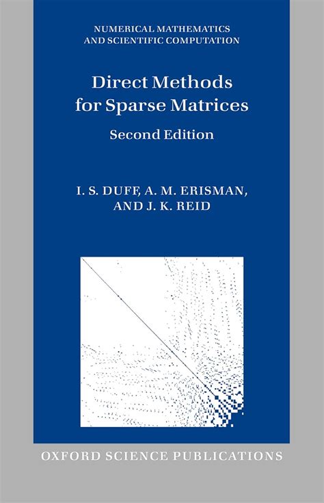 direct methods for sparse matrices numerical mathematics and scientific computation ebook