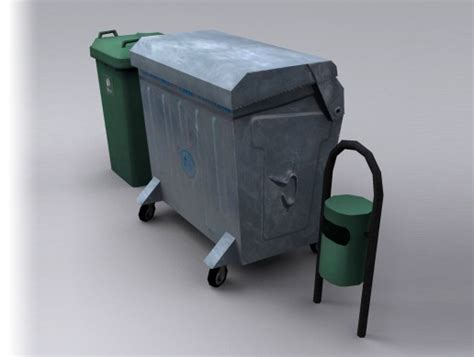 Trash Can 3d 외부소품 Unity Asset Store