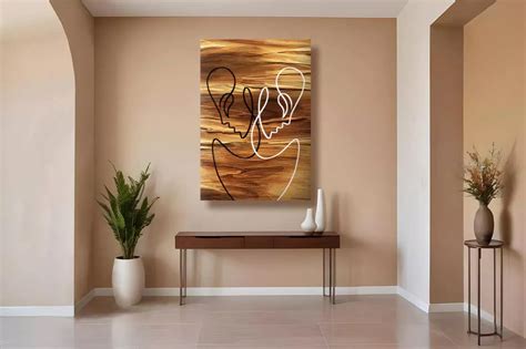 Tableau Abstrait Du Trait Au Portrait