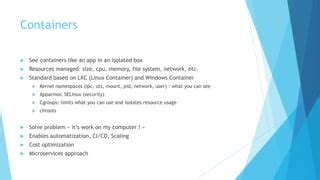 Introduction To Docker And Oci PPT