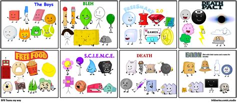 BFB Teams My Way Comic Studio