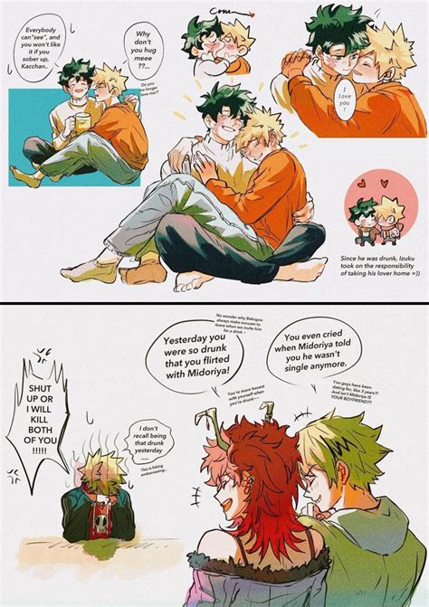 Bakudeku Katsuki Bakugou X Izuku Midoriya Bnha By Sereiinn Ig In