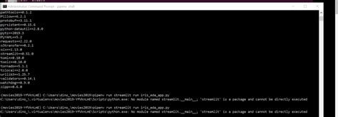 No Module Named Streamlitmain Streamlit Is A Package And Cannot