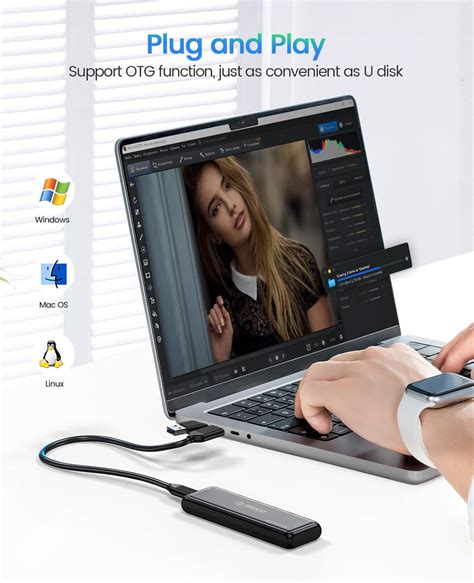 Orico M.2 SATA SSD Enclosure 10Gbps (DDM2-C3) (Black)