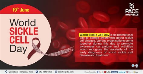 World Sickle Cell Day 19 June 2023 Theme Importance And History
