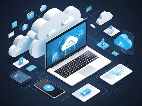 The Future Of Remote Data Storage And Its Significance Stock Illustration Illustration Of