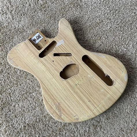 Solid Basswood Guitar Unfinished Body Diy Project Reverb