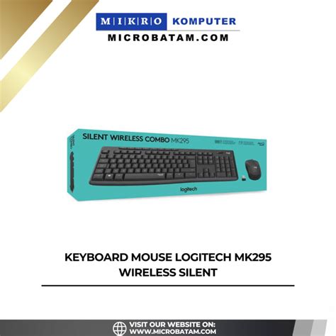 Keyboard Mouse Logitech Mk295 Wireless Silent