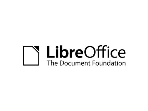 Download Libreoffice Black Logo Vector Free Logowik
