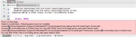 Ruby Rubymine Rails Server Launcher Wasnt Found In The Project