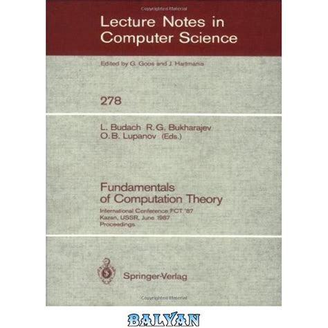 خرید و قیمت دانلود کتاب Fundamentals Of Computation Theory