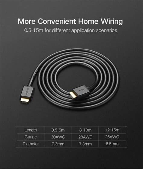 Ugreen 10110 10m Hdmi Cable Hd104 14v Full Copper 191 Hd104 10010110