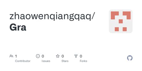 Github Zhaowenqiangqaq Gra