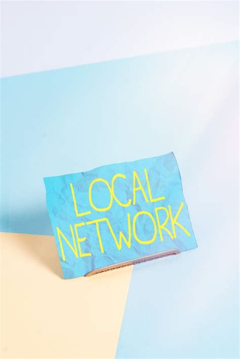 Conceptual Hand Writing Showing Local Network Business Photo