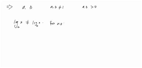 SOLVED Let A And B Be Distinct Positive Numbers Different From 1 Numerade