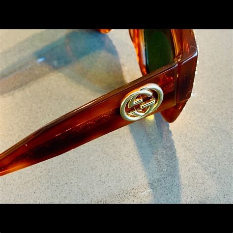 Gucci Tortoise Gold Star Sunglasses Gem