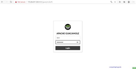 Install And Use Guacamole Remote Desktop On CentOS ComputingForGeeks