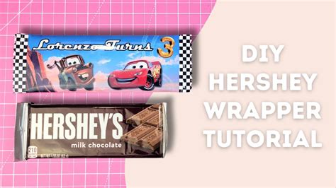 Personalized Hershey Bar Wrapper Tutorial Using Canva Youtube