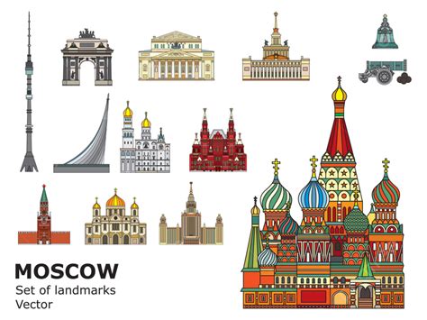 Как нарисовать достопримечательности москвы