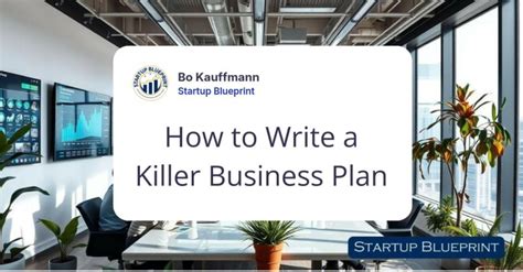 Bo Kauffmann On Linkedin How To Write A Killer Business Plan Hello
