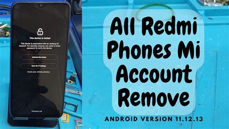 Redmi Note Pro Bypass Mi Account Xiaomi Note Ru