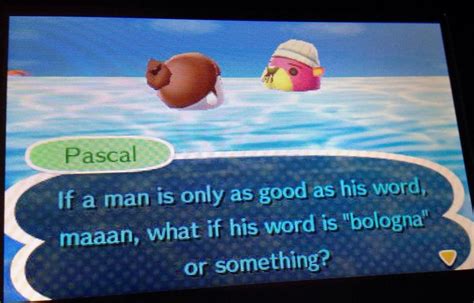 This Board Is Full Of Pascal Quotes Animal Crossing Funny Animal